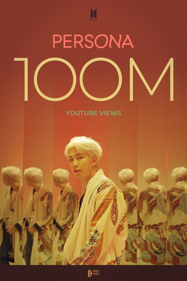 BTS RM's 'Intro: Persona' Trailer Hits 100 Million Views