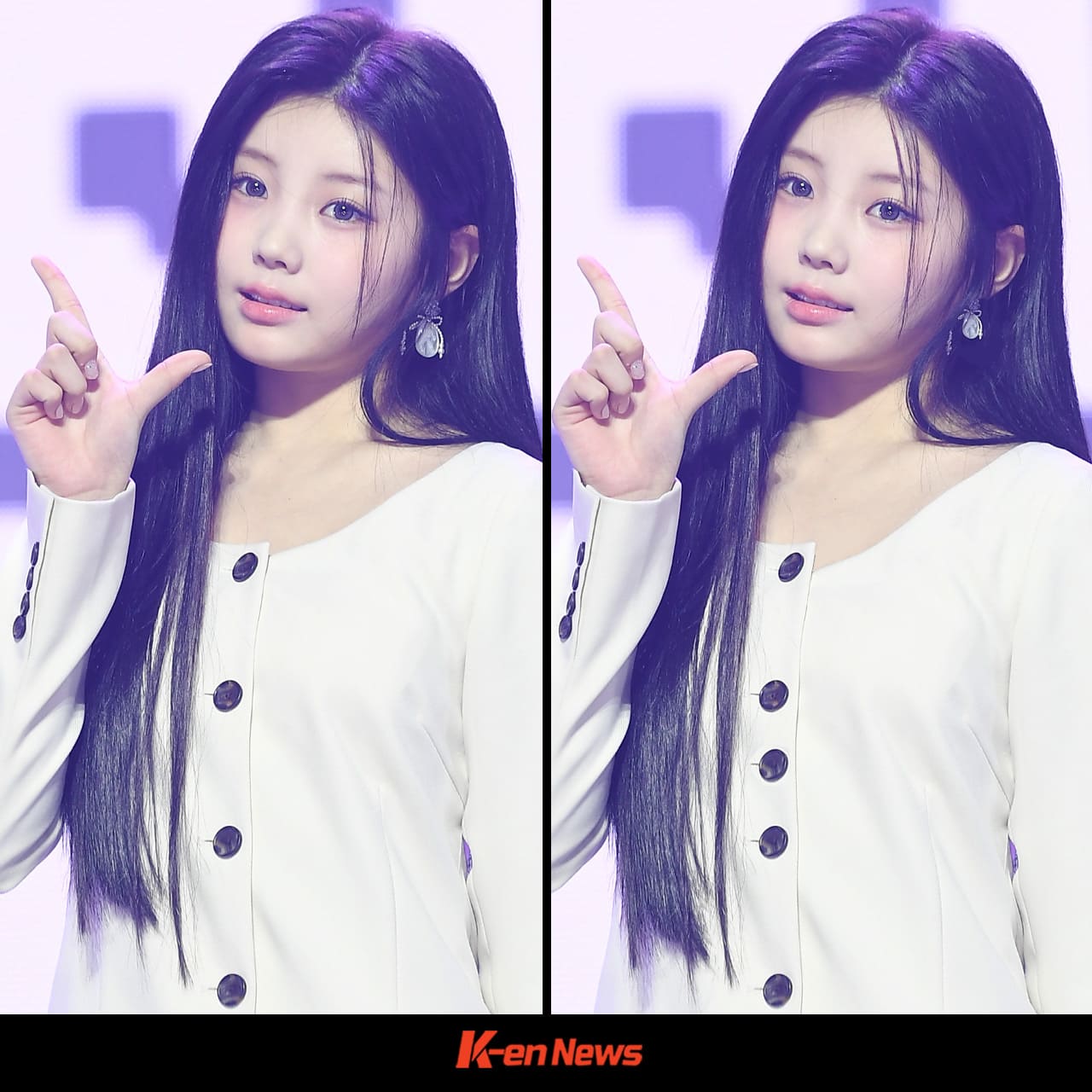 ILLIT's Wonhee, Find the differences between two photos