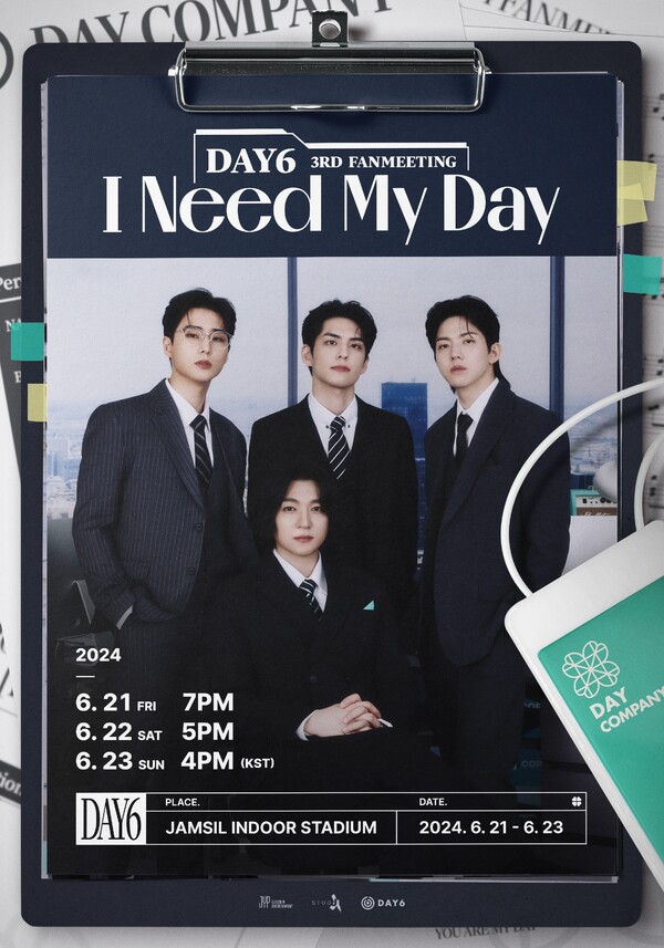 DAY6 to Hold Third Official Fan Meeting on June 21-23 at Seoul
