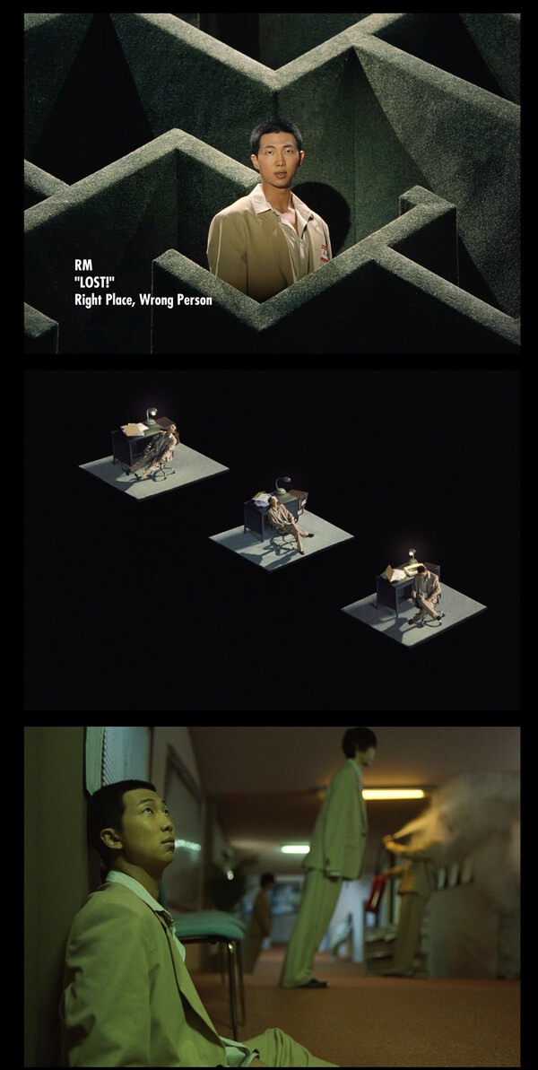 BTS RM New MV ‘LOST!’ Escaping a Maze of Thoughts in Style