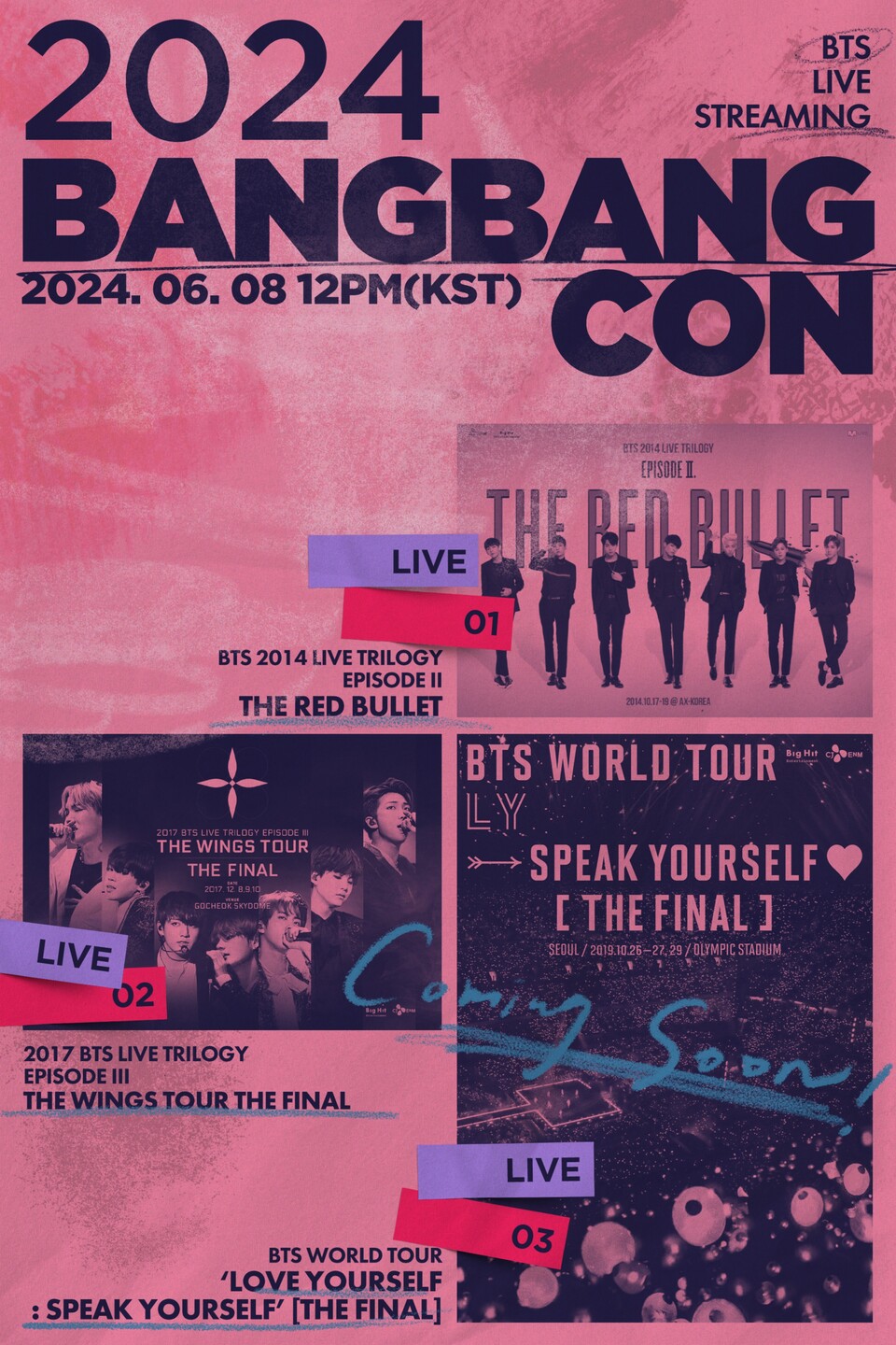 BTS Announces ‘2024 BangBangCon’: A complete BTS concert history at a ...