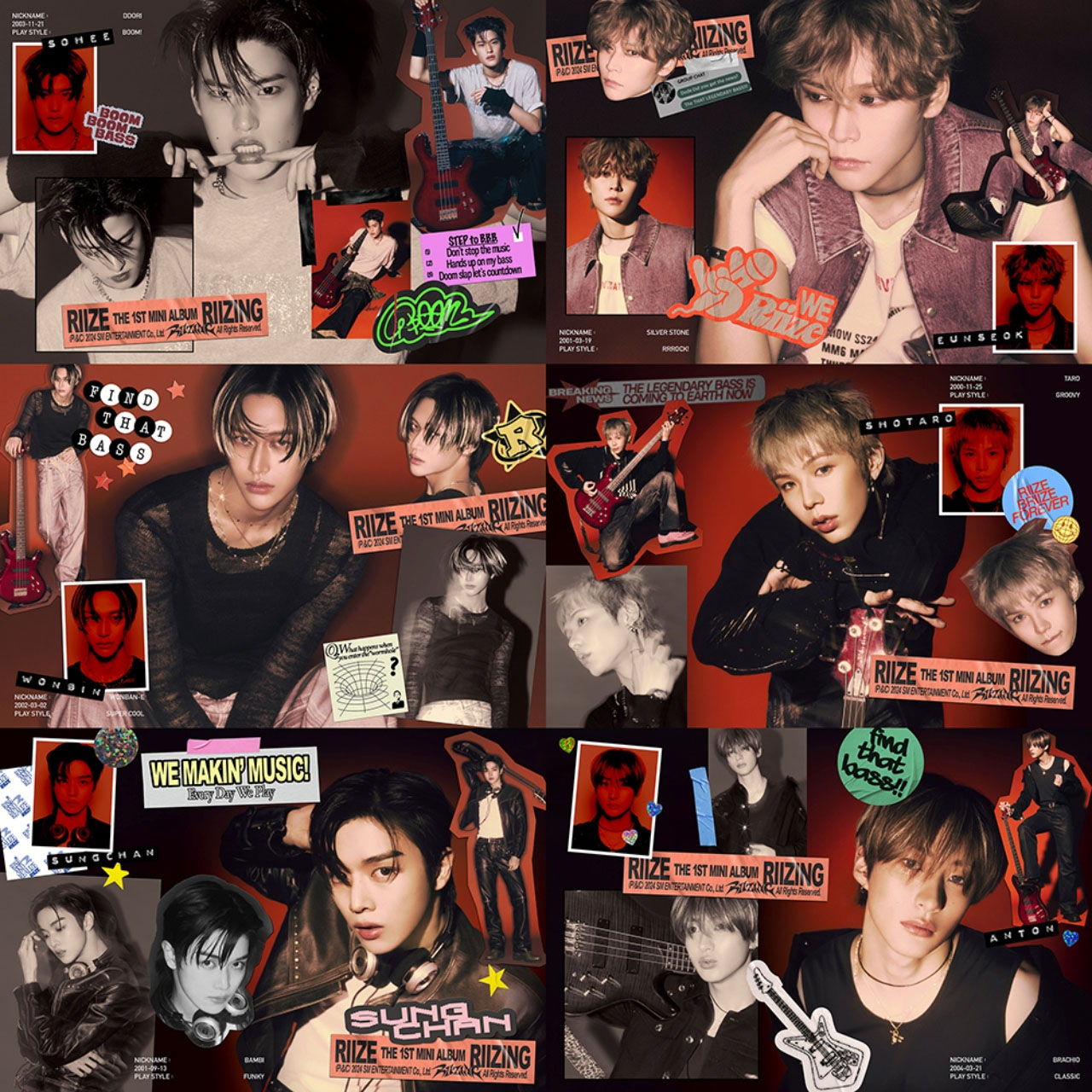 RIIZE Gears Up for "RIIZING" Release with Lead Single "Boom Boom Bass"