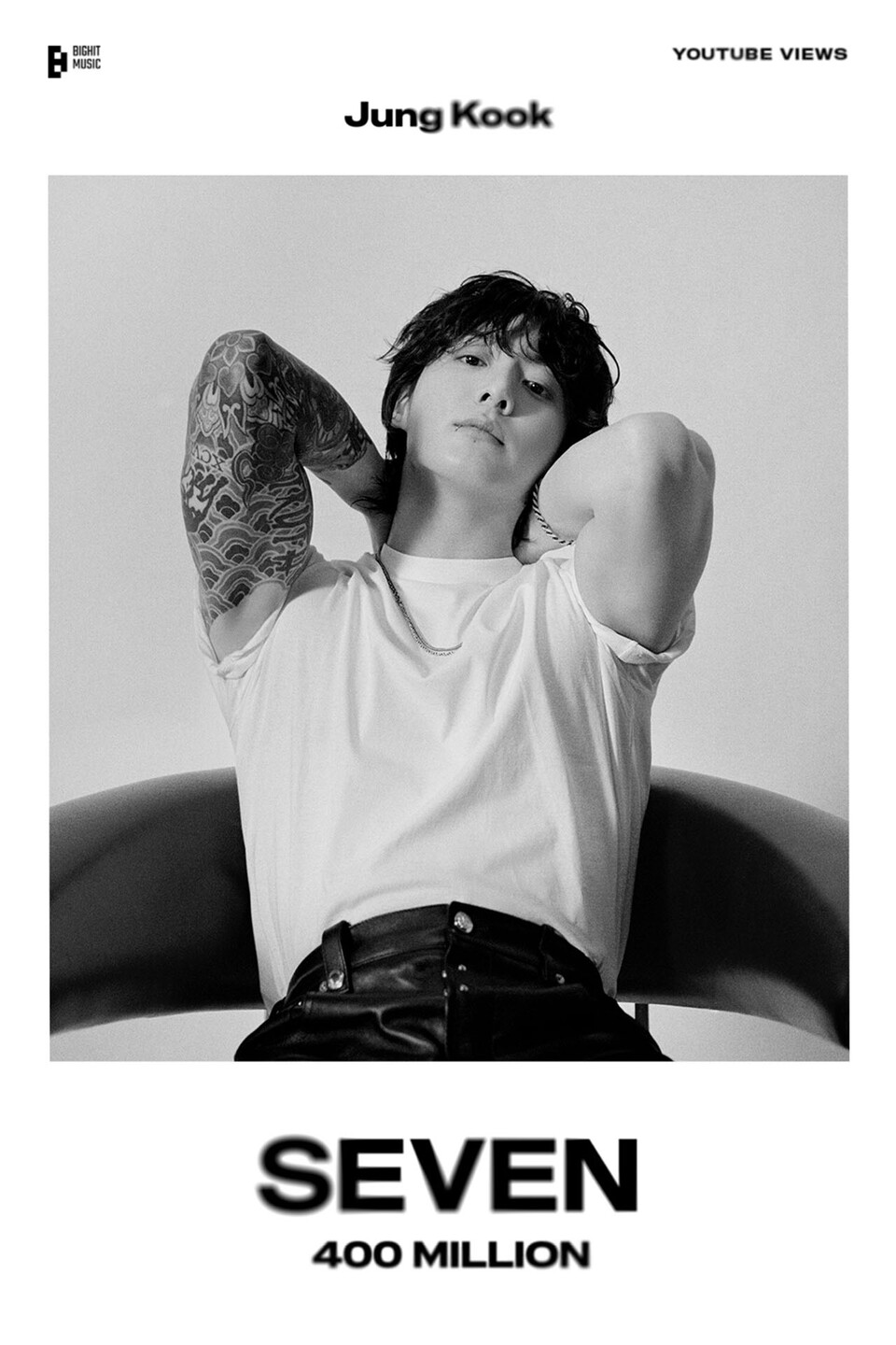 Jungkook's "Seven (feat. Latto)" Music Video Surpasses 400 Million Views