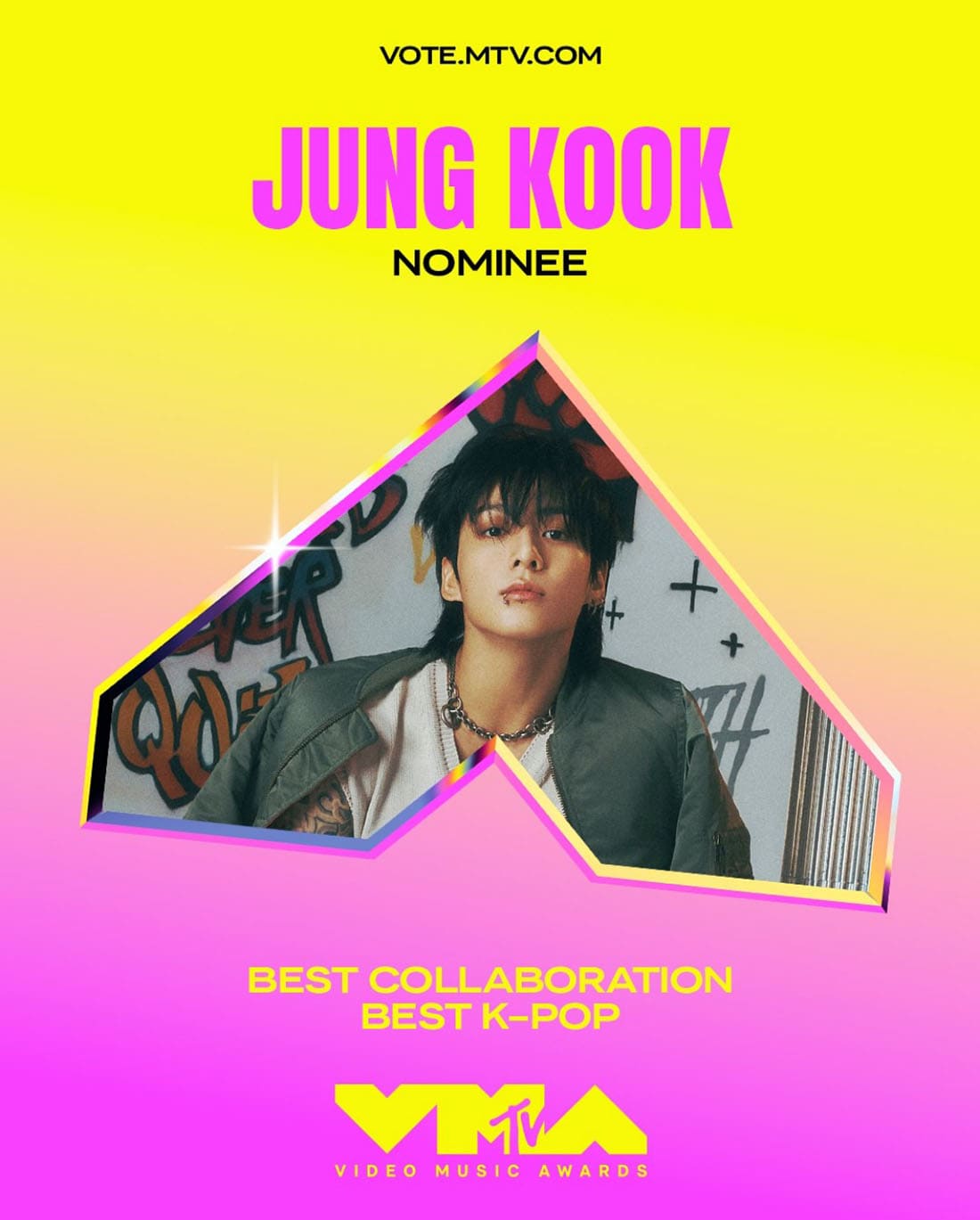 Jungkook of BTS Nominated for MTV VMA for Third Consecutive Year