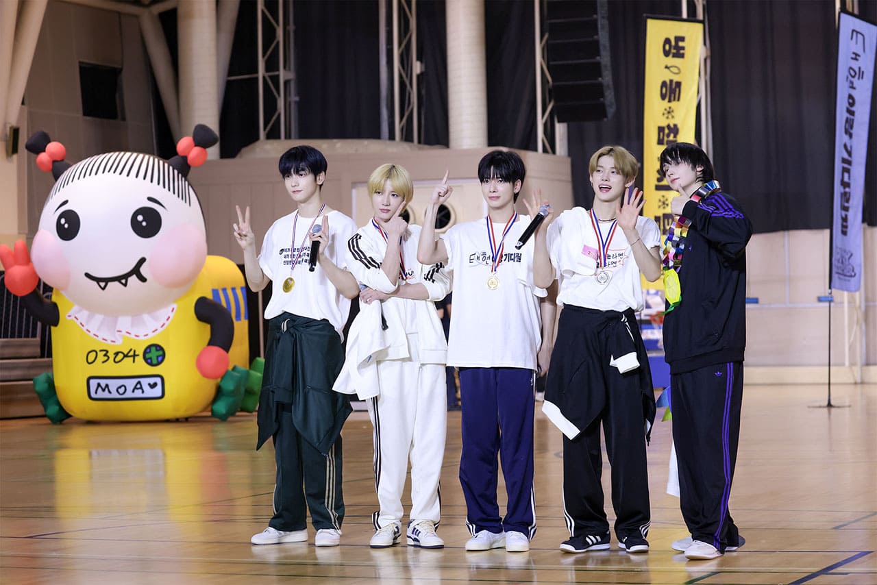 TXT Wraps Up Mini Sports Day with Fans: "It Was Meaningful to Sweat ...