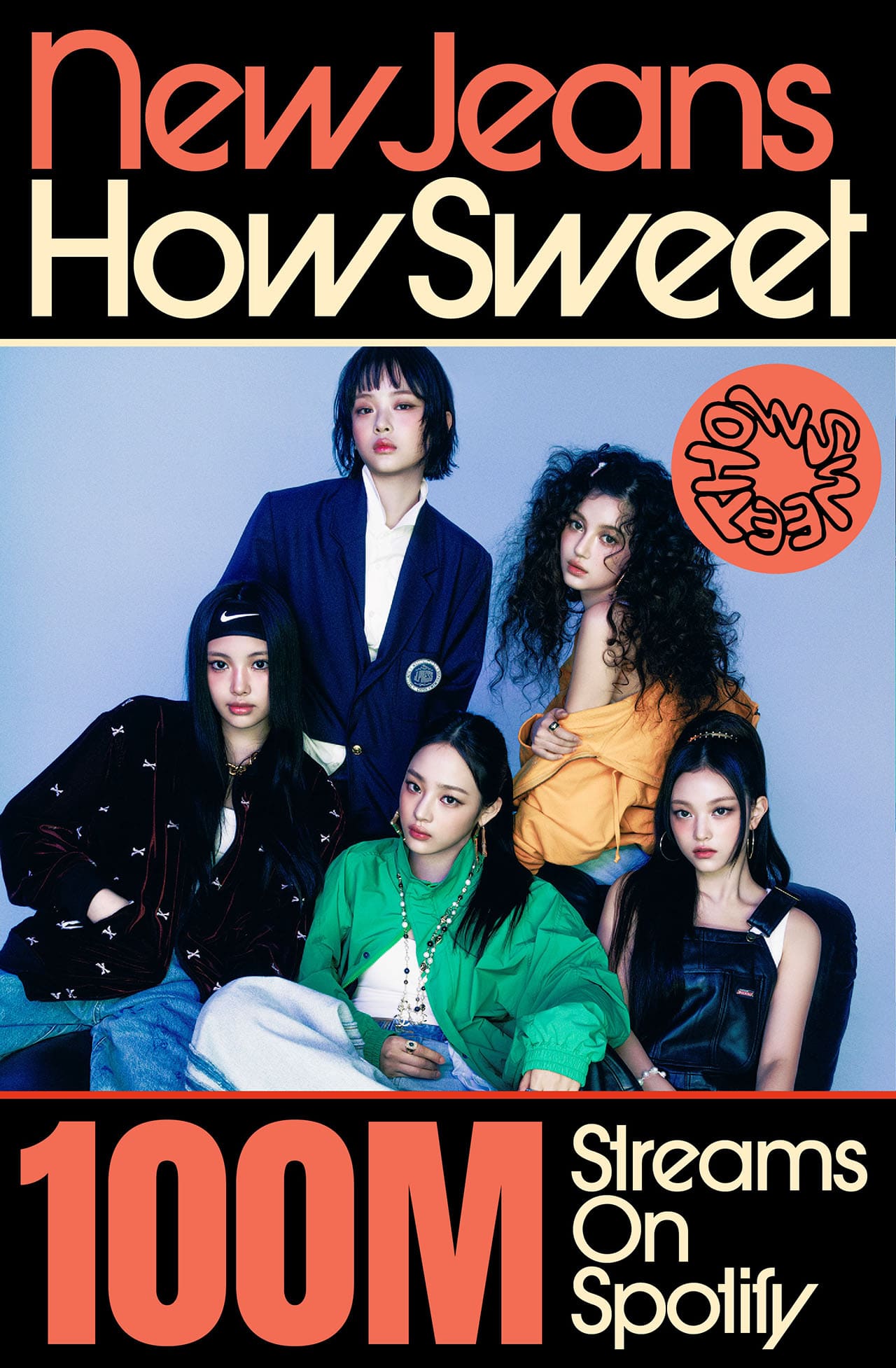 NewJeans 'How Sweet' Surpasses 100 Million Streams on Spotify, Marking Their 13th Hit