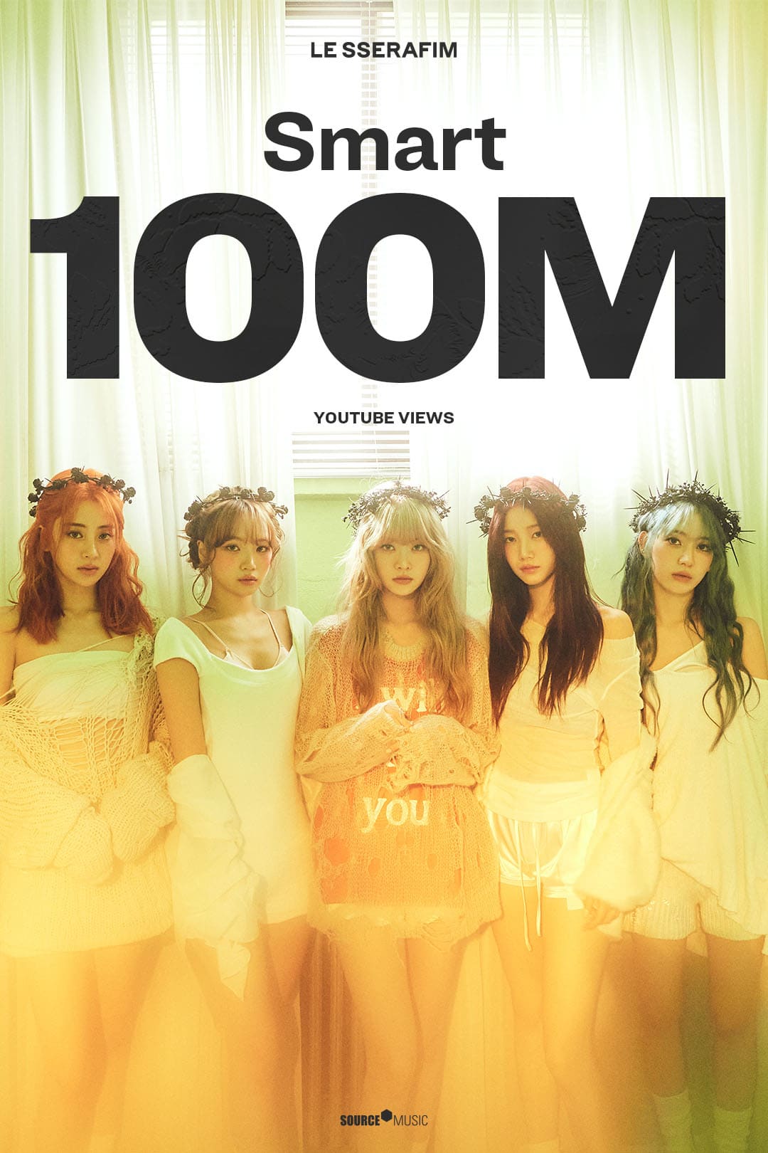 LE SSERAFIM 'Smart' MV Hits 100 Million Views Ahead of Comeback!