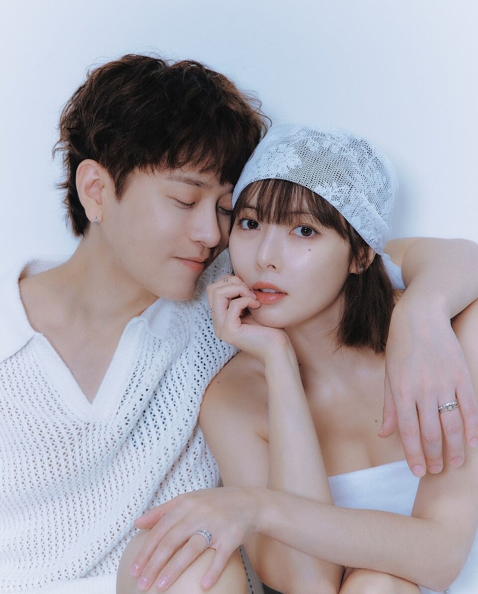 HyunA and Yong Jun-hyung Reveal Bold Wedding Photos Ahead of October Ceremony