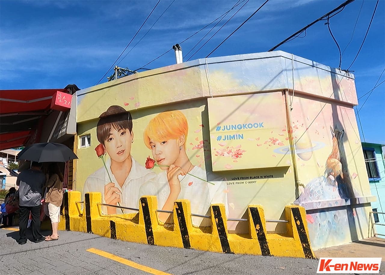 [BTS Spot] Exploring BTS Leader's RM's Mural Tour in Ilsan