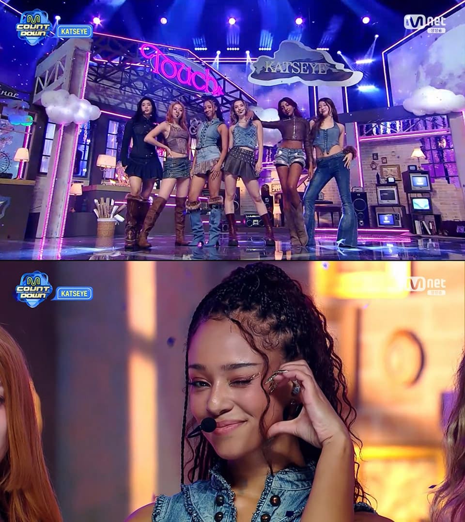 HYBE’s U.S. Girl Group KATSEYE Shines in Korean Debut on ‘M Countdown’