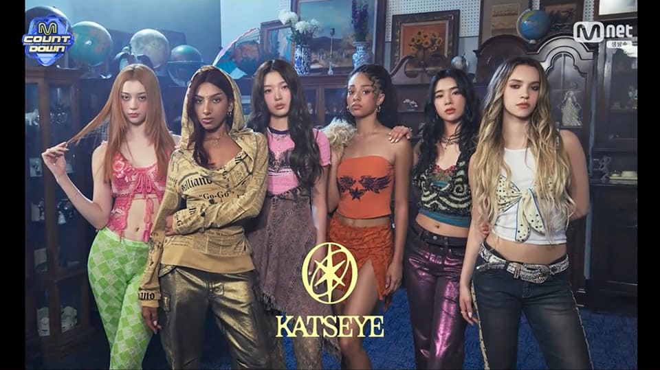 HYBE’s U.S. Girl Group KATSEYE Shines in Korean Debut on ‘M Countdown’