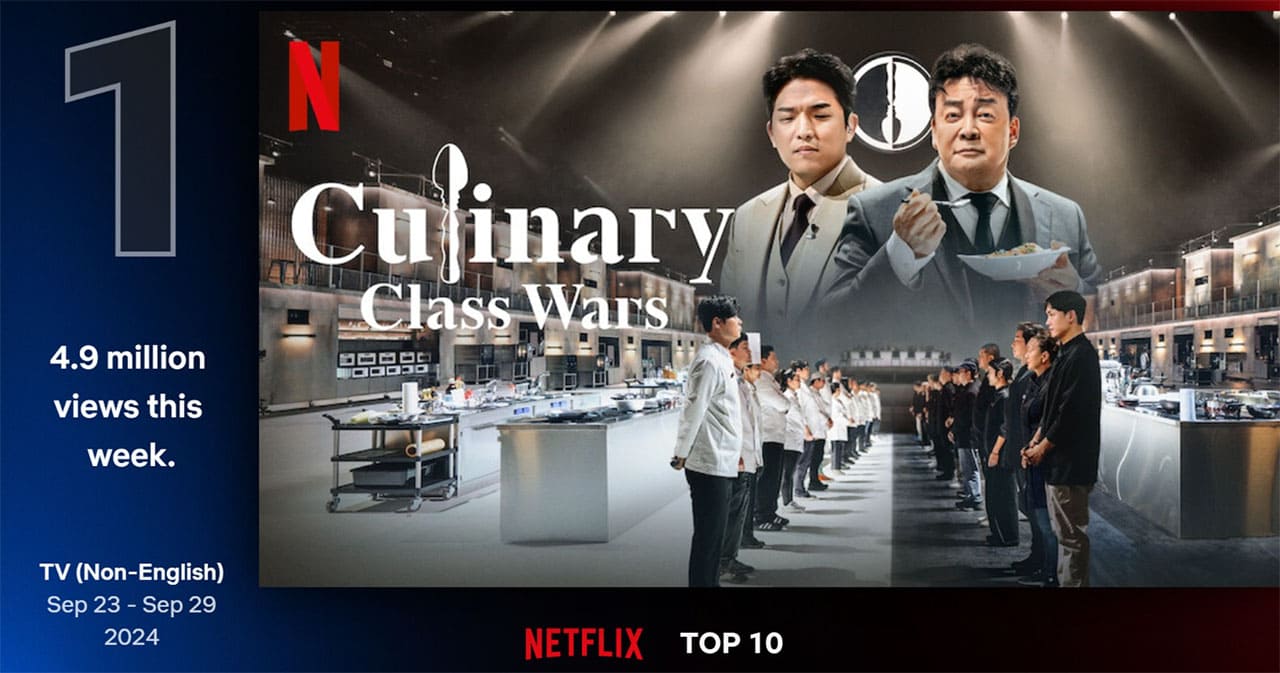 Korean Content Sweeps Netflix: 'Culinary Class Wars' Tops Non-English ...