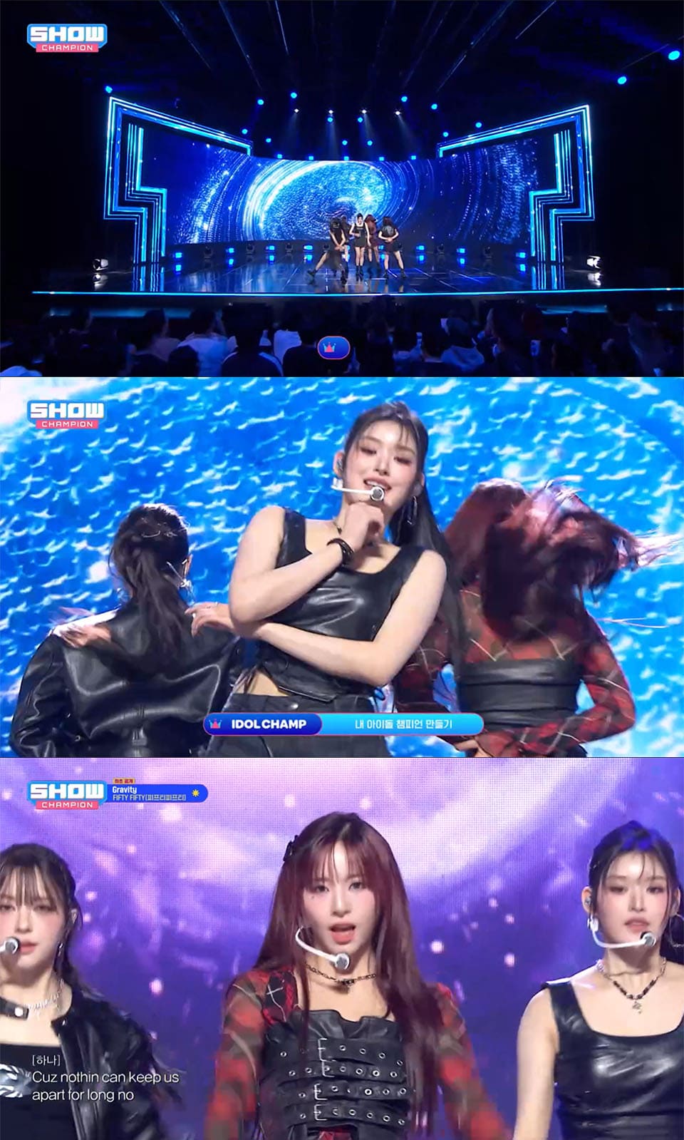 FIFTY FIFTY Unveils First-Ever 'Gravity' Stage on Music Show