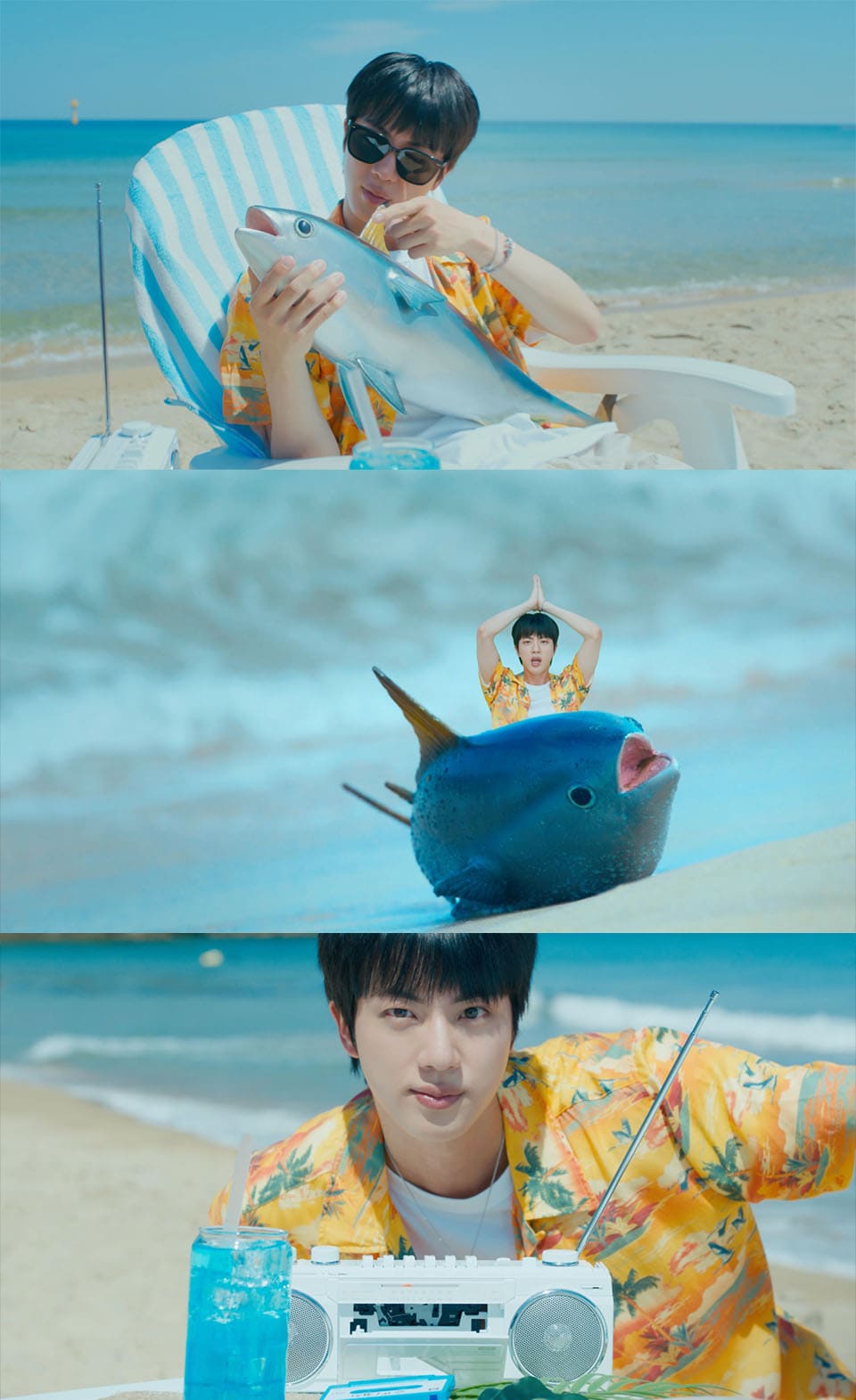 BTS Jin ‘Super Tuna’ Full Version Released, Accompanied by a Special Video!