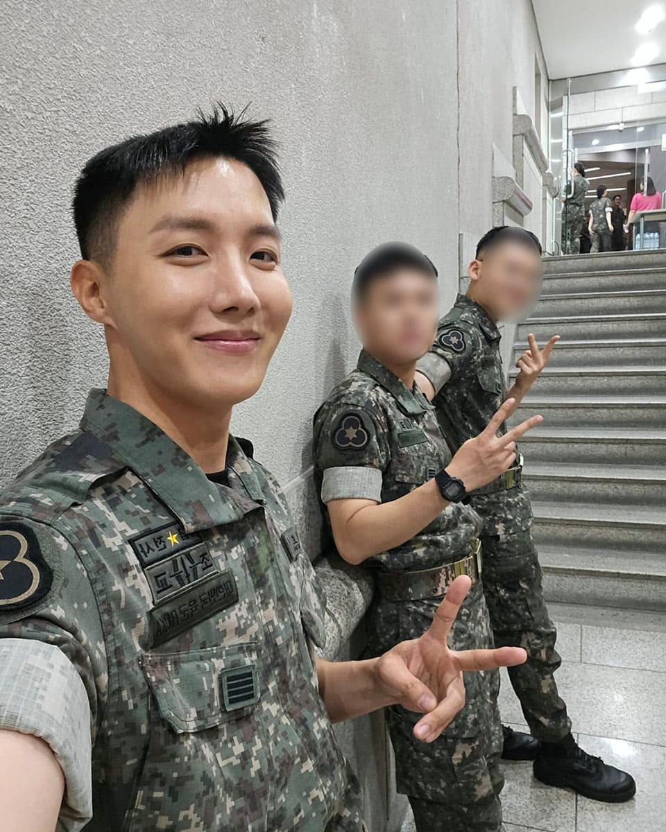 BTS J-Hope Celebrates Military Discharge with a Bright Smile