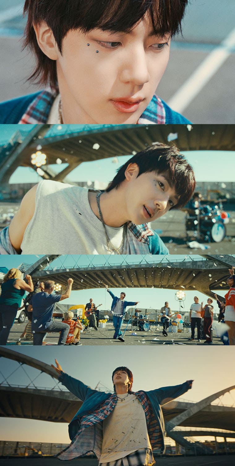 Jin, the 'Rock Star Spreading Happiness', Releases 'I’ll Be There' with MV!