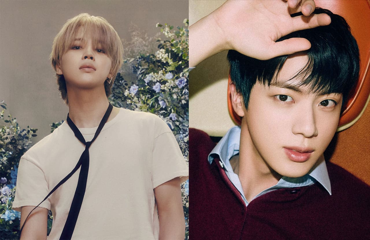 BTS Jin and Jimin Race Up Major Global Charts!