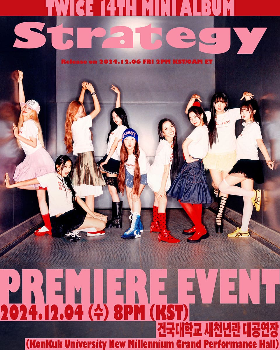 TWICE to Host Offline Event Ahead of Mini Album 'STRATEGY' Release