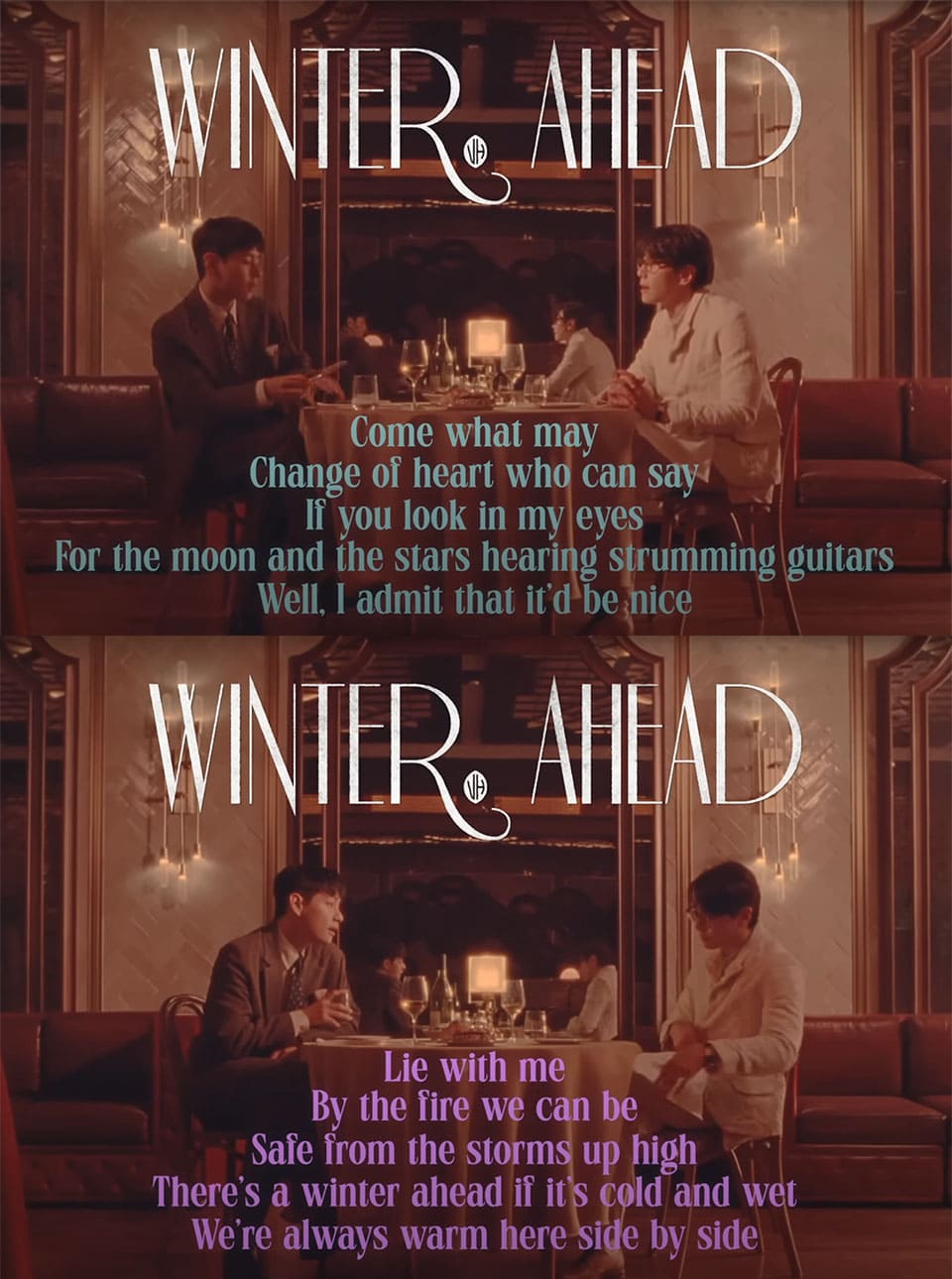Like a Scene from a Movie: V and Park Hyo-shin Release Cinematic Still MV for 'Winter Ahead'