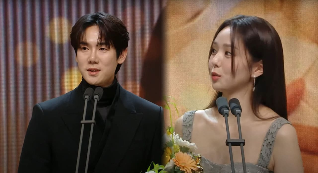 Yoo Yeon-seok ♥ Chae Soo-bin Win 'Best Couple Award' at the 2024 MBC Drama Awards