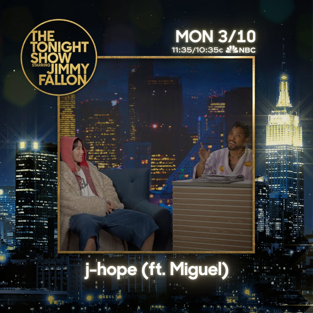 BTS J-Hope X Miguel Set for 'Sweet Dreams' Duet Debut on 'The Tonight ...