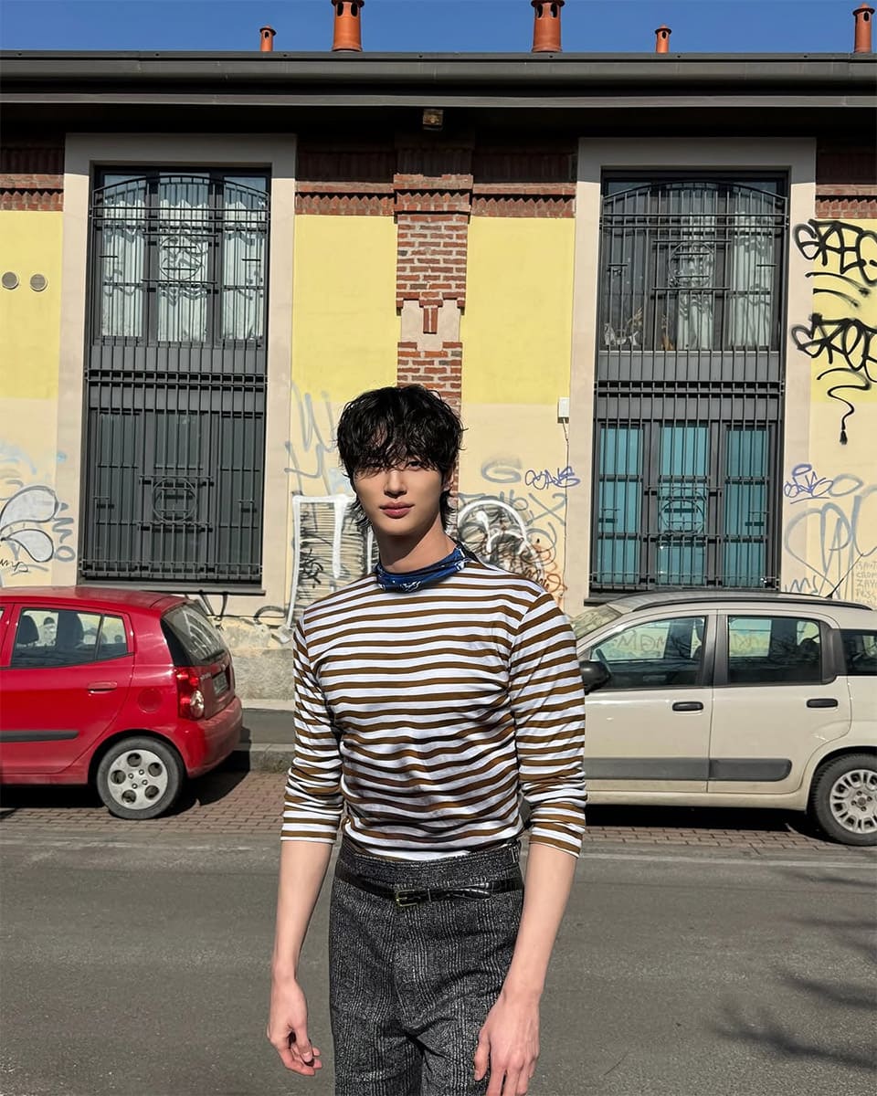 Byun Woo-seok Takes Over Milan! Dimpled Smile Steals the Spotlight