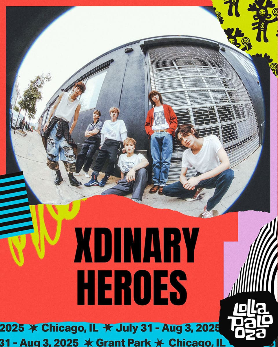 'K-pop Boy Band' Xdinary Heroes to Make Their 'Lollapalooza Chicago' Debut!