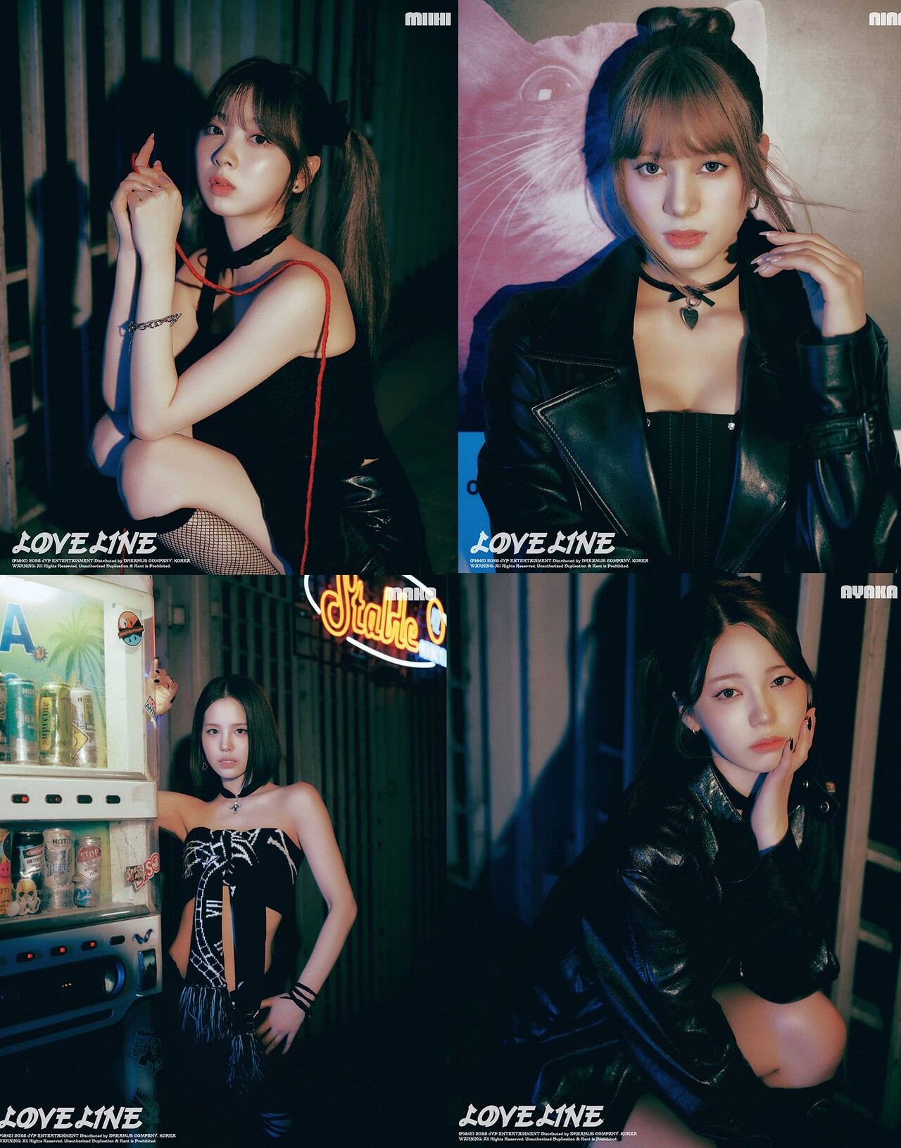 NiziU Unveils Striking Concept Photos Ahead of Comeback with ‘LOVE LINE’