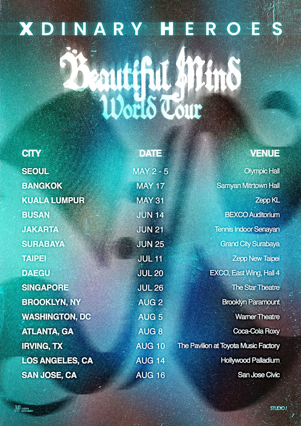 'K-pop Band' Xdinary Heroes Drop World Tour Poster After Comeback Buzz