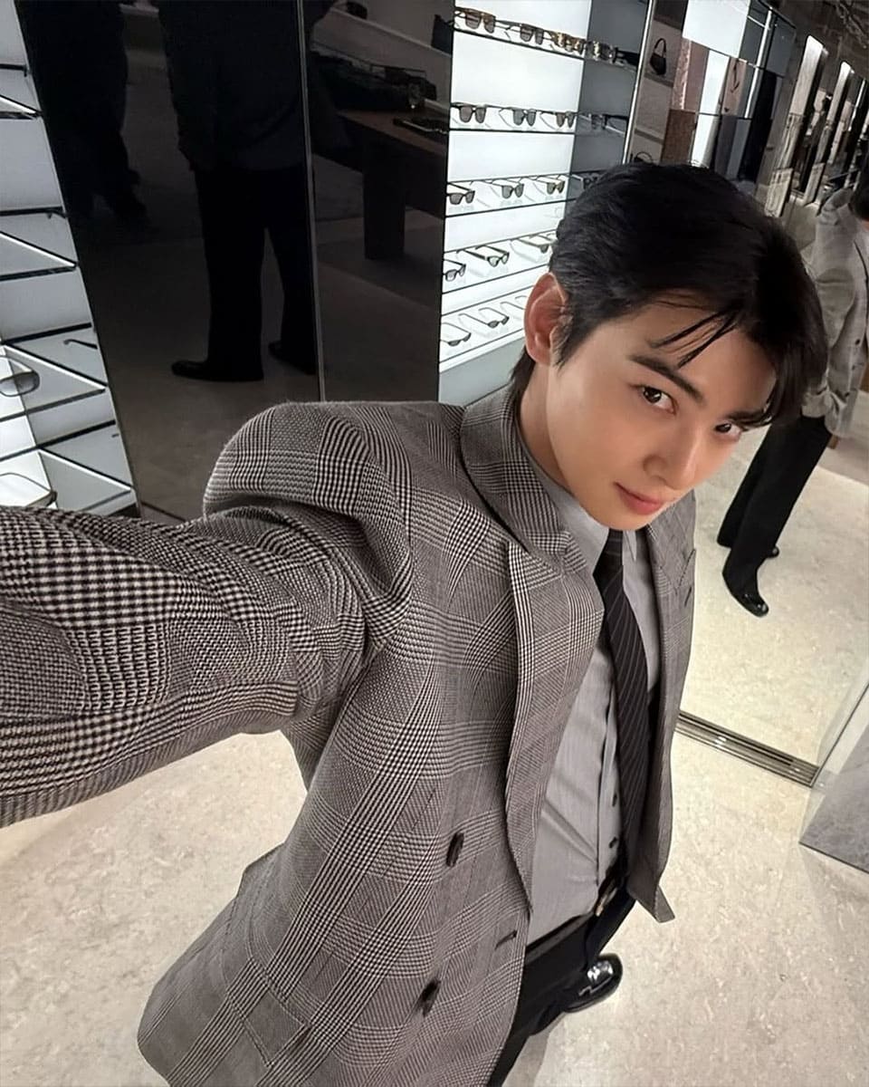 Cha Eun-woo Stuns in Classic Suit at Luxury Boutique Shoot