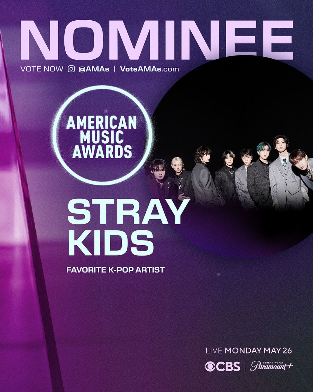 Stray Kids Nominated for Two Categories at 2025 AMAs, Proving Global ...