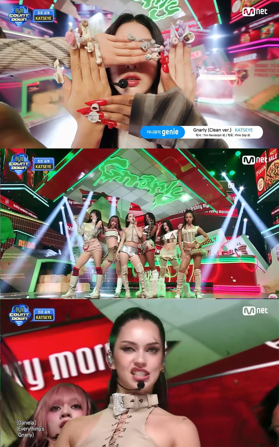 KATSEYE Sets Korean Music Show Ablaze with Explosive ‘Gnarly’ Debut ...
