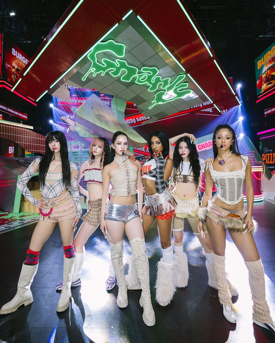 KATSEYE Shakes Up Korean Music Shows with Explosive 'Gnarly' Performance