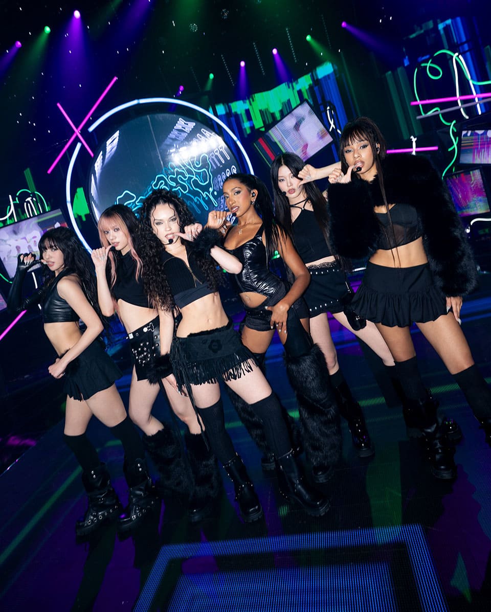 KATSEYE Shakes Up Korean Music Shows with Explosive 'Gnarly' Performance