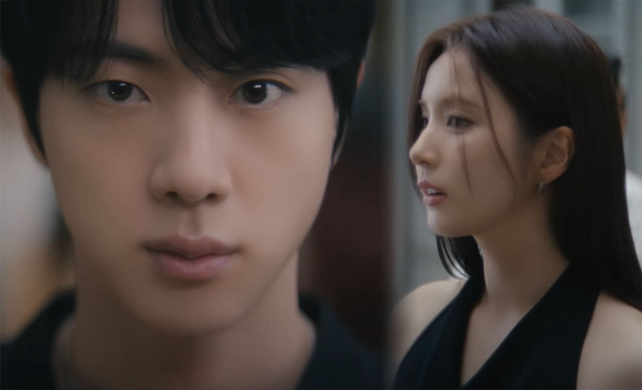 BTS Jin × Shin Se-kyung Lock Eyes in Silence… A Heartfelt Dialogue Without Words