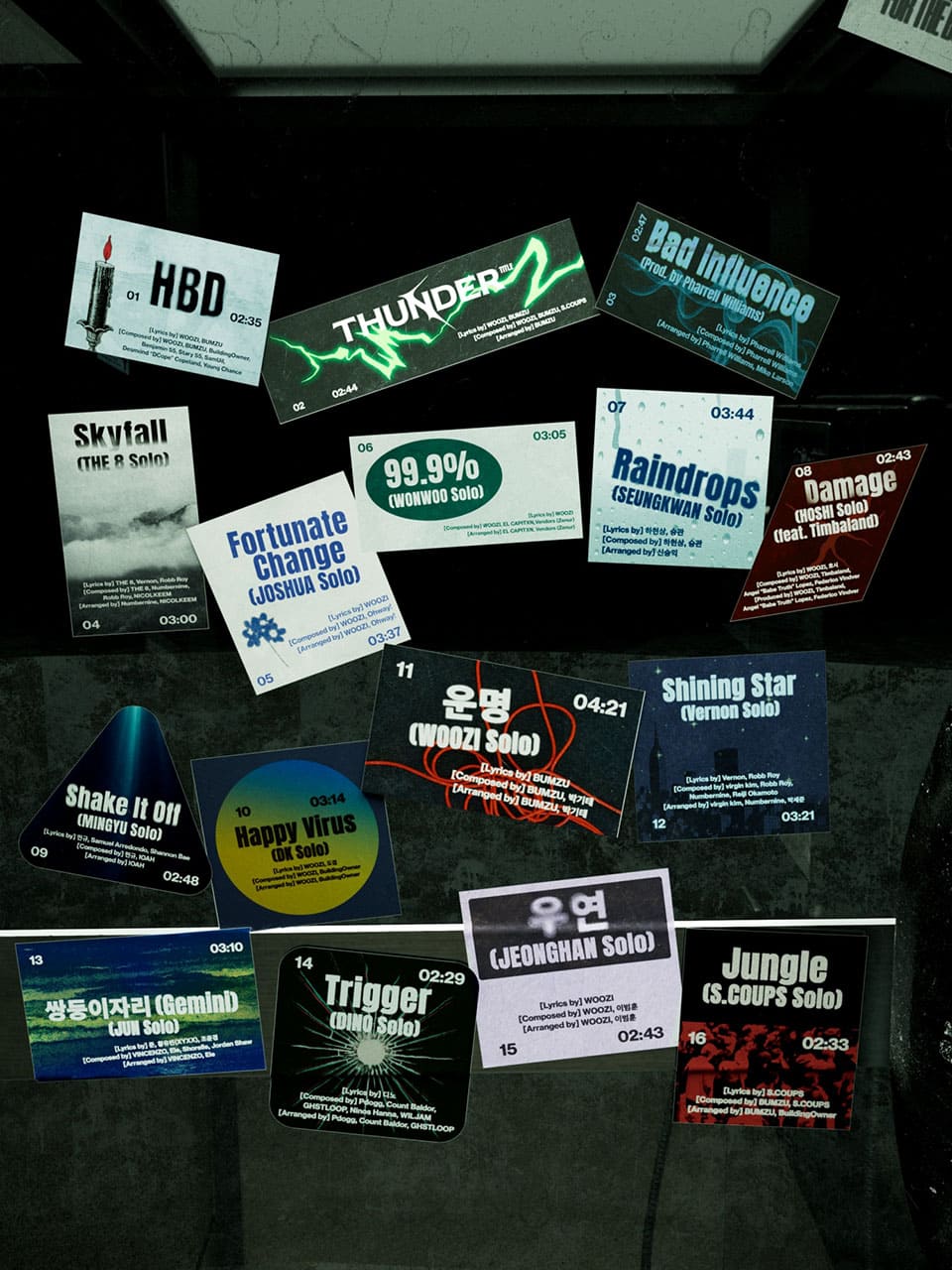 SEVENTEEN Drops Record-Breaking Tracklist: Solo Songs from All 13 Members