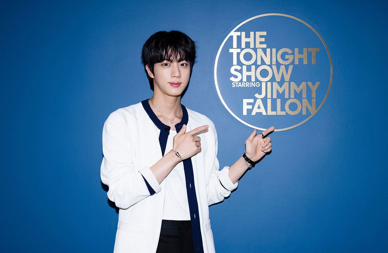 BTS Jin Shines on Jimmy Fallon with Emotion, Humor, and a Stunning ...