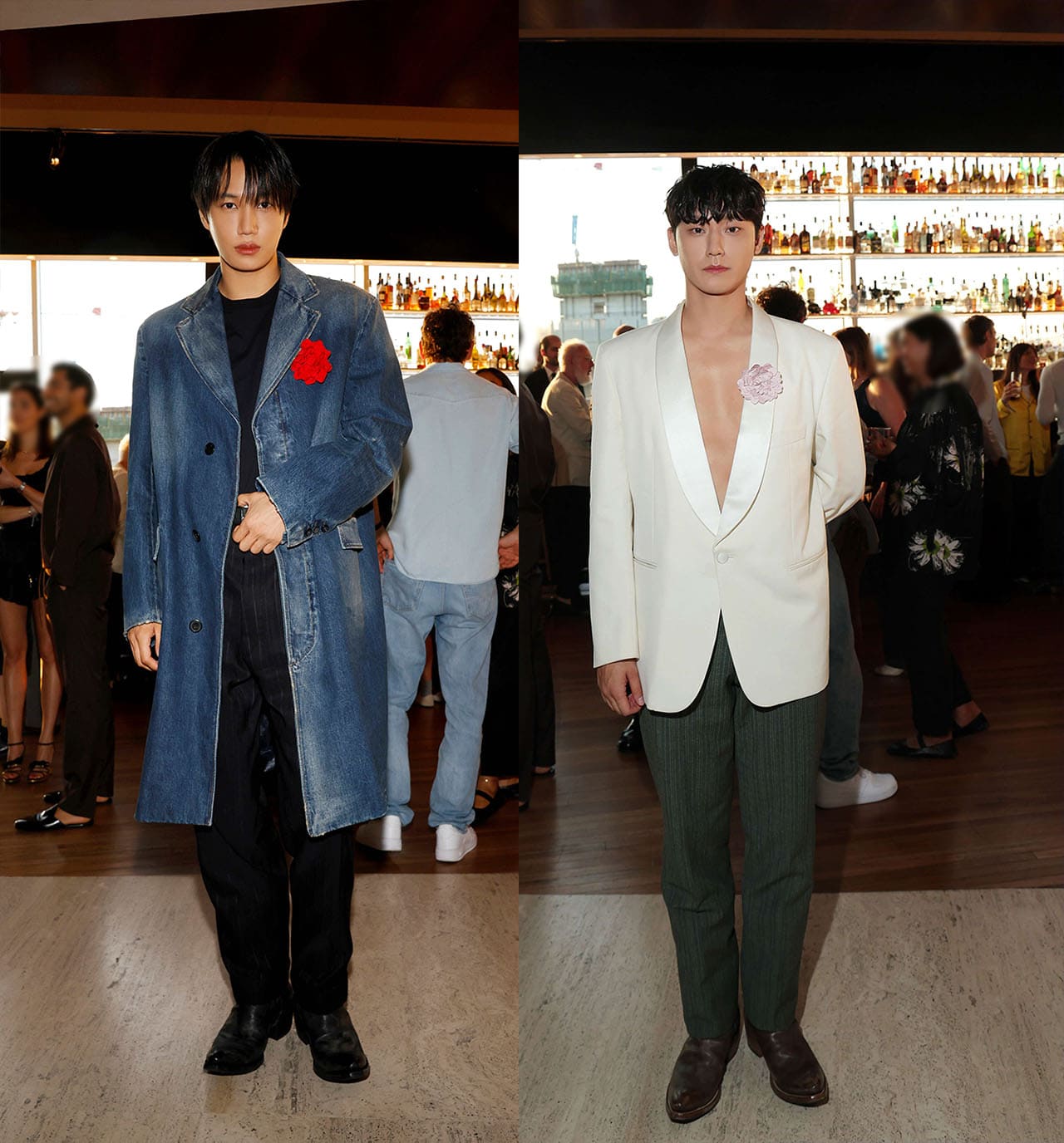 Lee Do-hyun Kai and Sana, Shine at Prada's 2026 Menswear Show in Milan