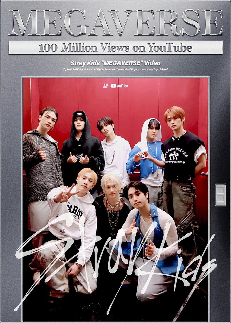 Stray Kids Hit 100M Again! ‘MEGAVERSE’ Becomes Their 16th Billion-View MV