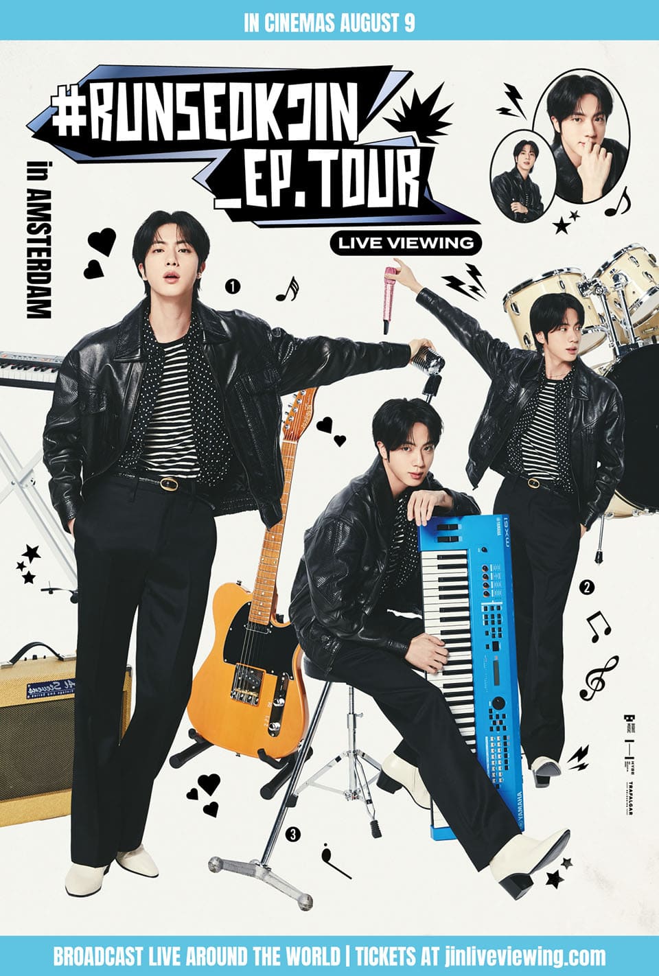 BTS Jin’s Amsterdam Finale to Be Broadcast Live Worldwide!