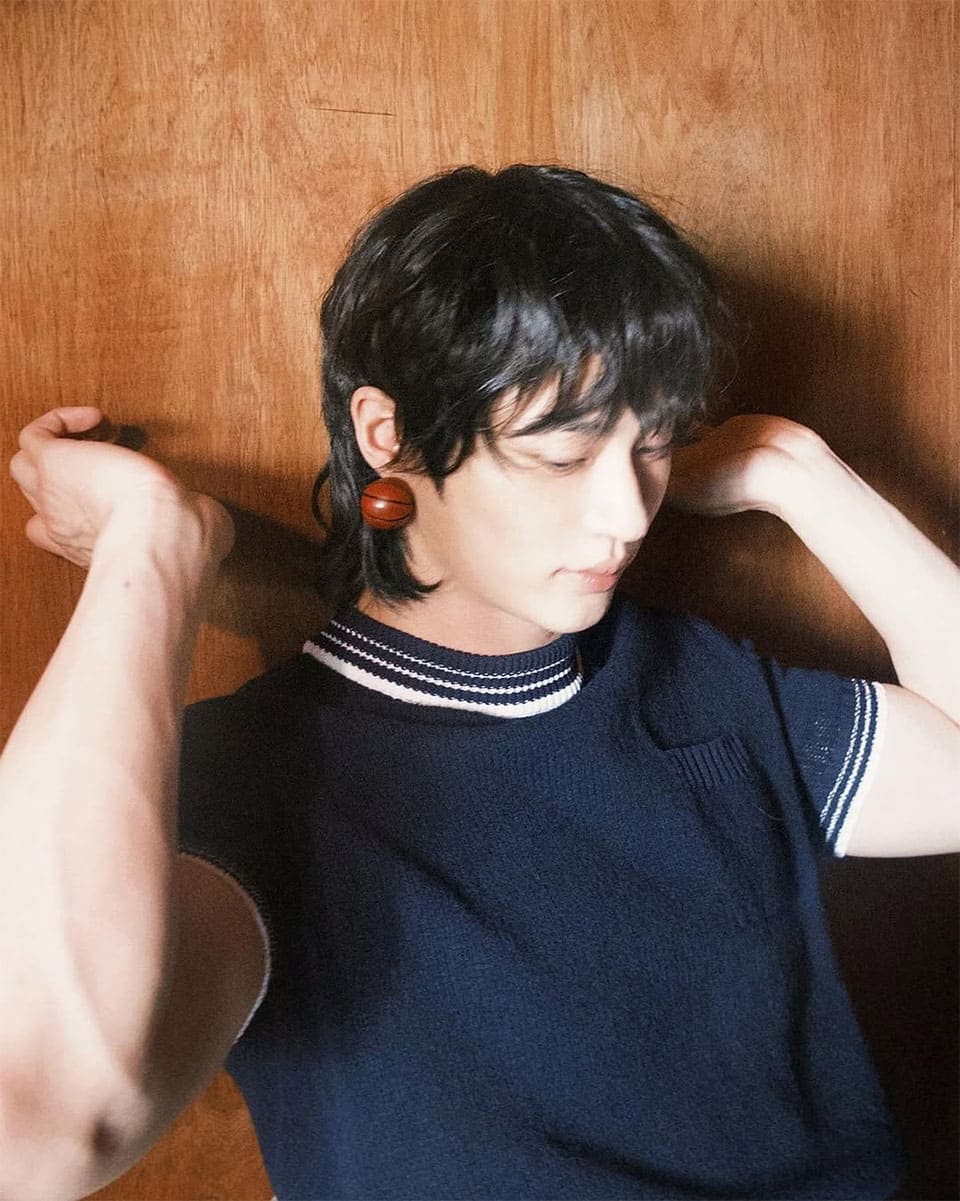 Byeon Woo-seok Flaunts Youthful Transformation in Playful Photoshoot