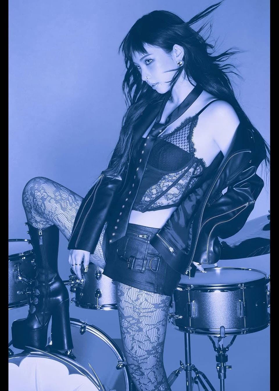 aespa’s Karina Shocks Fans With Rocker Transformation in ‘Rich Man’ Teaser