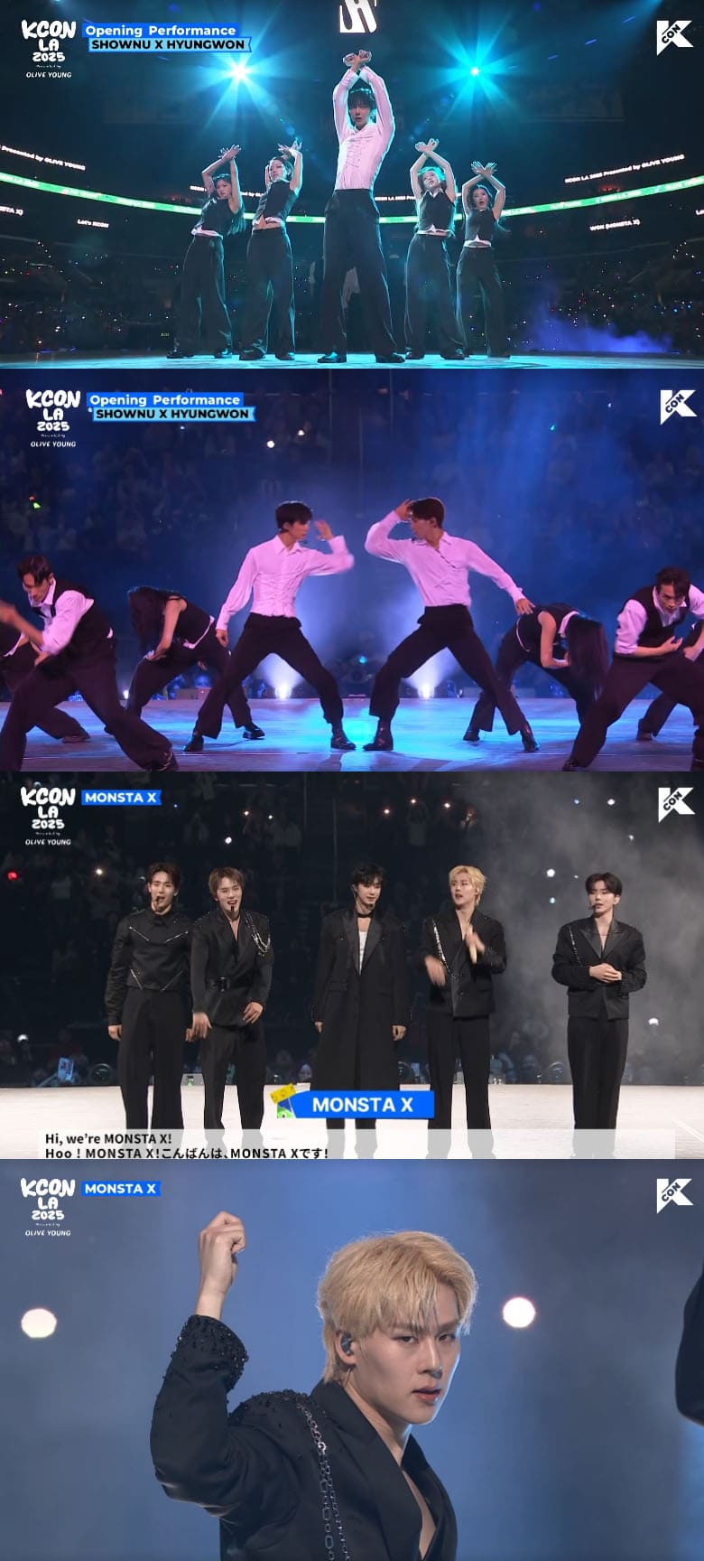 MONSTA X Closes Out Day 2 of ‘KCON LA 2025’ With Explosive Stage