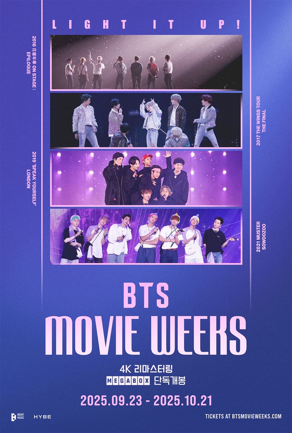 BTS Wraps Up ‘MOVIE WEEKS’ with 940,000 Global Theatergoers