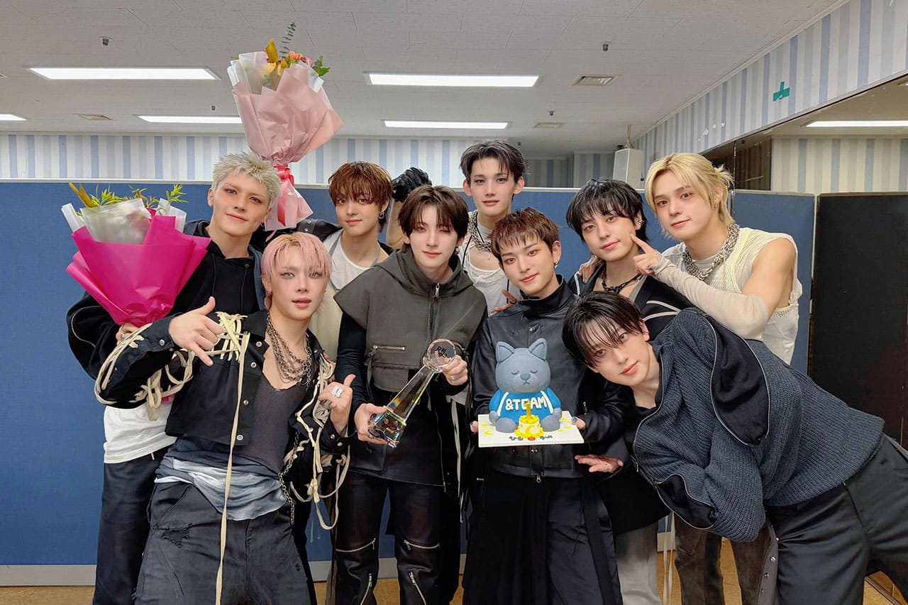 Japan-Born Global Group &TEAM Scores First Win on Korean Music Show