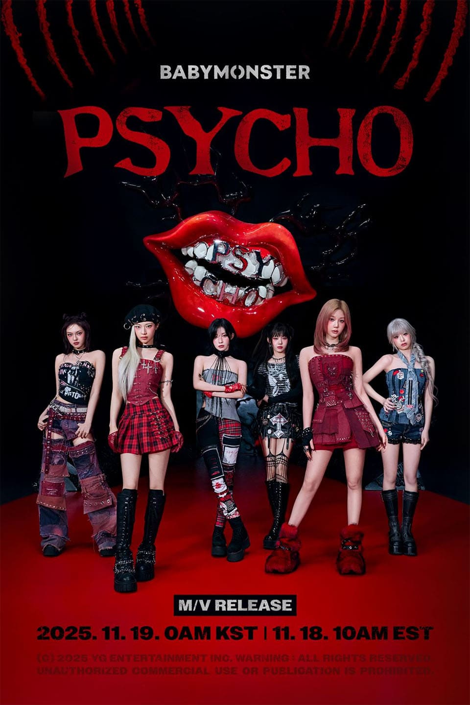 BABYMONSTER to Drop ‘PSYCHO’ Music Video Tonight at Midnight