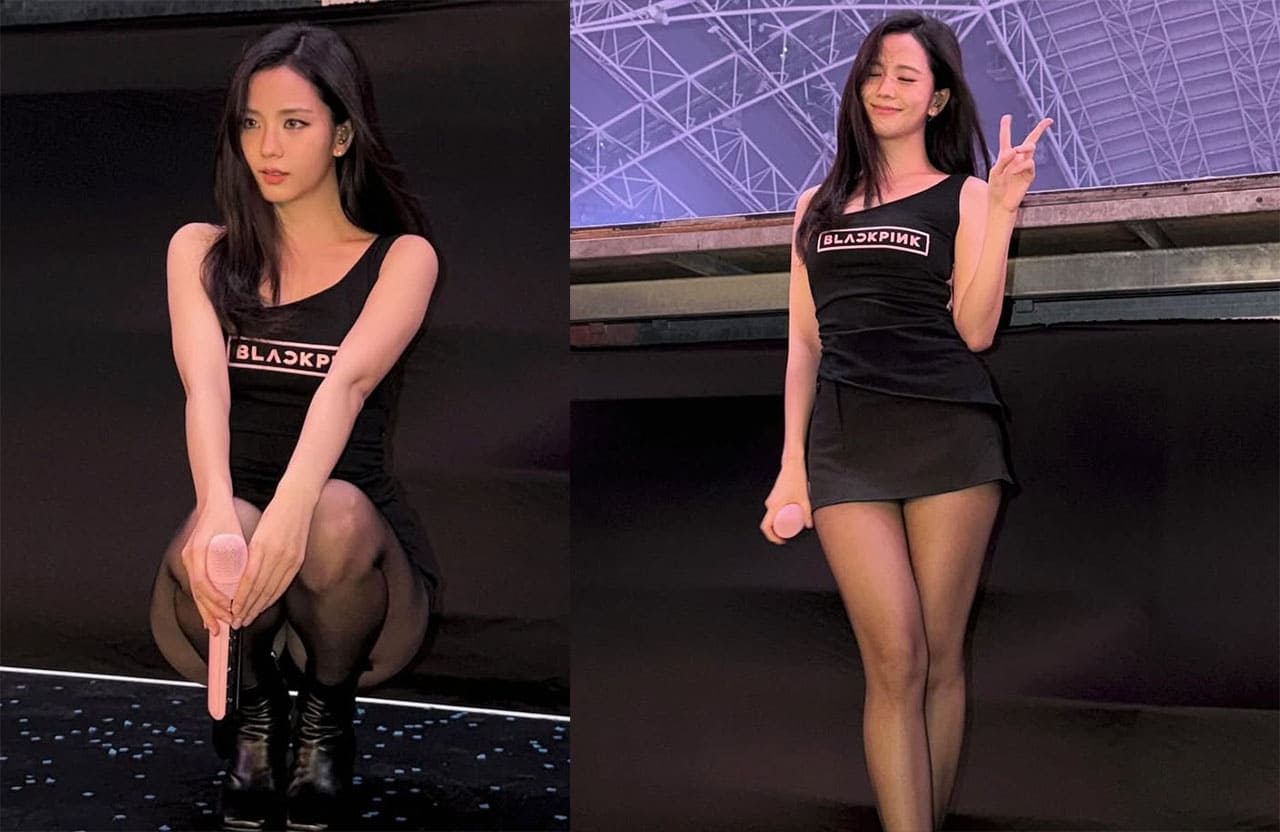 BLACKPINK Jisoo Slays the Stage — From Crop Tops to Leather Skirts, a Visual Queen